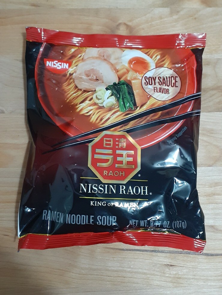 12 PACK NISSIN RAOH KING OF RAMEN SOY SAUCE FLAVOR NOODLE SOUP chinese ...