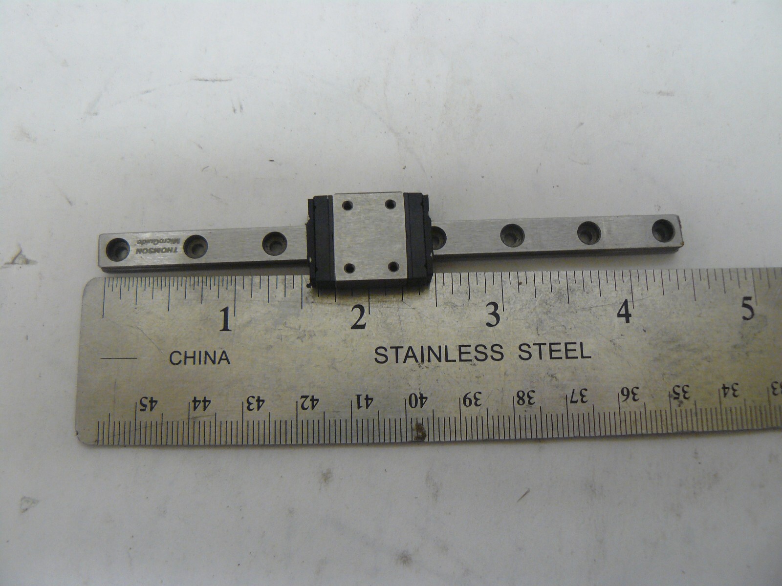 Thomson Microguide linear slide bearing with 103mm long rail | eBay