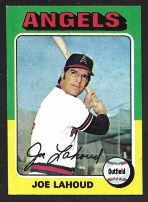 1975 TOPPS LARGE #317 Joe Lahoud LA CALIFORNIA ANGELS EX-MINT C | eBay
