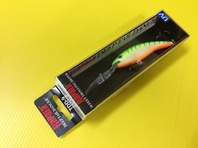 Rapala Deep Tail Dancer TDD-9 GTU, Green Tiger UV Color Rattling ...