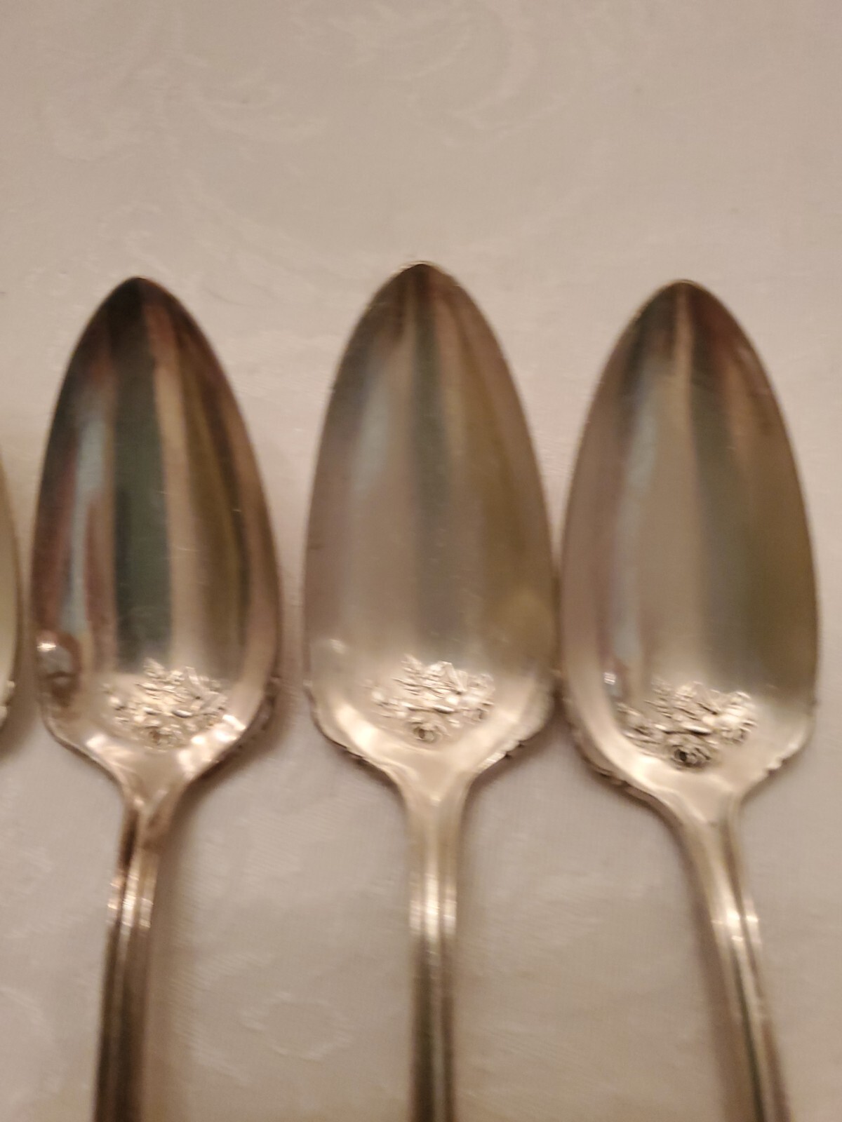 VTG Set 5 Oneida Community Reliance Silver Plate Bridal Rose Fruit ...