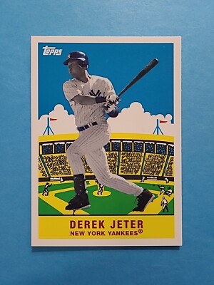 DEREK JETER 2007 TOPPS FLASHBACK FRIDAYS BASEBALL CARD # FF2 H4886 | eBay