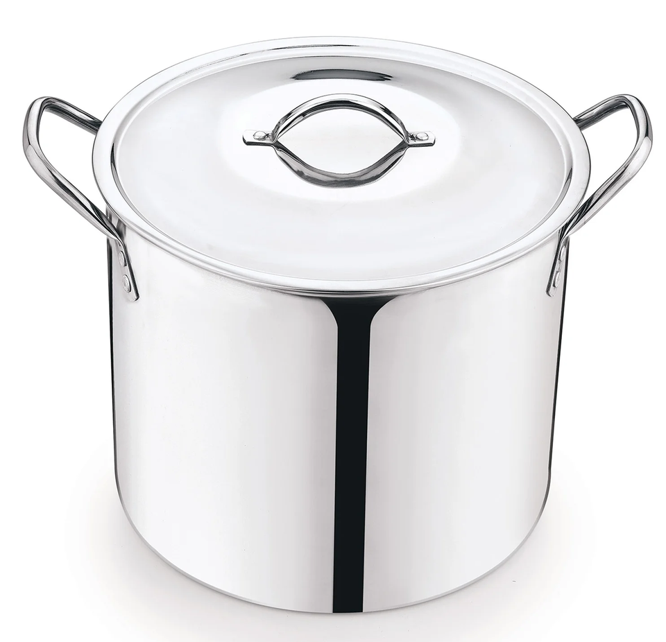 Stainless Steel Large Stock Pot with LID Kitchen Tools Cookware Cooking ...