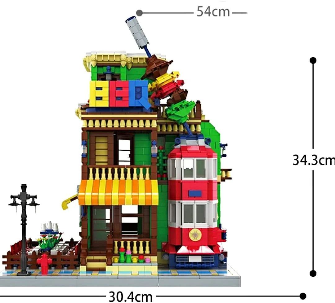 BBQ Restaurant Building Blocks Set | General Jim's Toys & Bricks | GJ ...