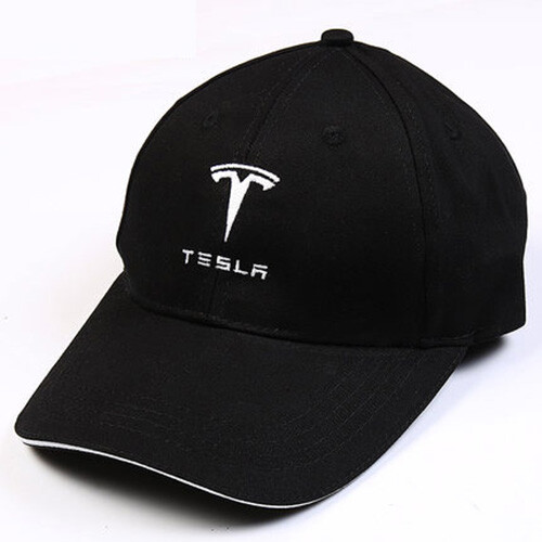 TESLA Adjustable Ball Cap Hat Elon Musk Electric Car New | eBay