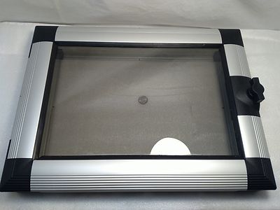 HMI Protective Window Kit, 12"H x 16"W, Wing Knob, Aluminum Standoff ...