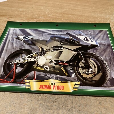 Atomo V1000 Suzuki 1999 Scheda Porta Carte Motocicletta Passion ...