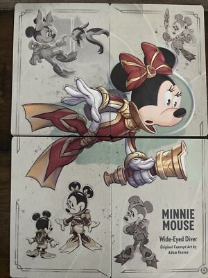 Minnie Mouse Code Card Puzzle Piece Full Set Disney Lorcana Floodborn ...
