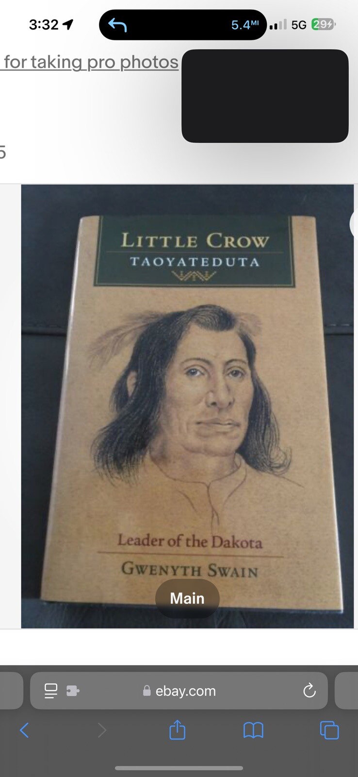 Little Crow : Leader of the Dakota by Gwenyth Swain (2004, Hardcover ...
