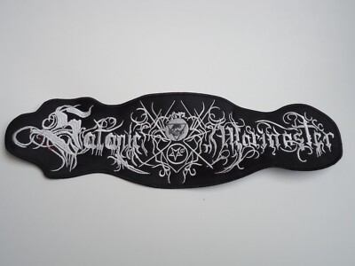 SATANIC WARMASTER BLACK METAL EMBROIDERED BACK PATCH | eBay