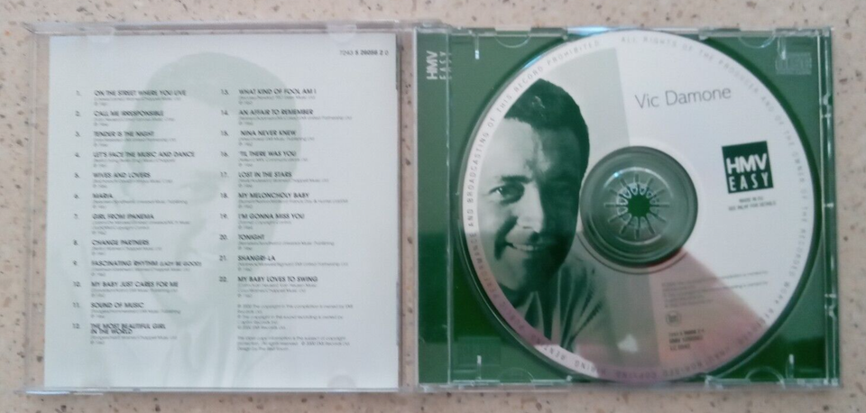 Vic Damone: The Vic Damone Collection, HMV Easy, CD, 2000 | eBay UK