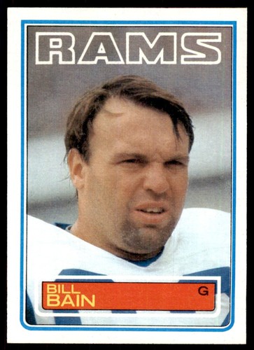 1983 TOPPS] BILL BAIN LOS ANGELES RAMS #87 | eBay