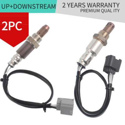 2PCS Oxygen Sensors Upstream & Downstream For Nissan Altima 14-15 2.5L ...