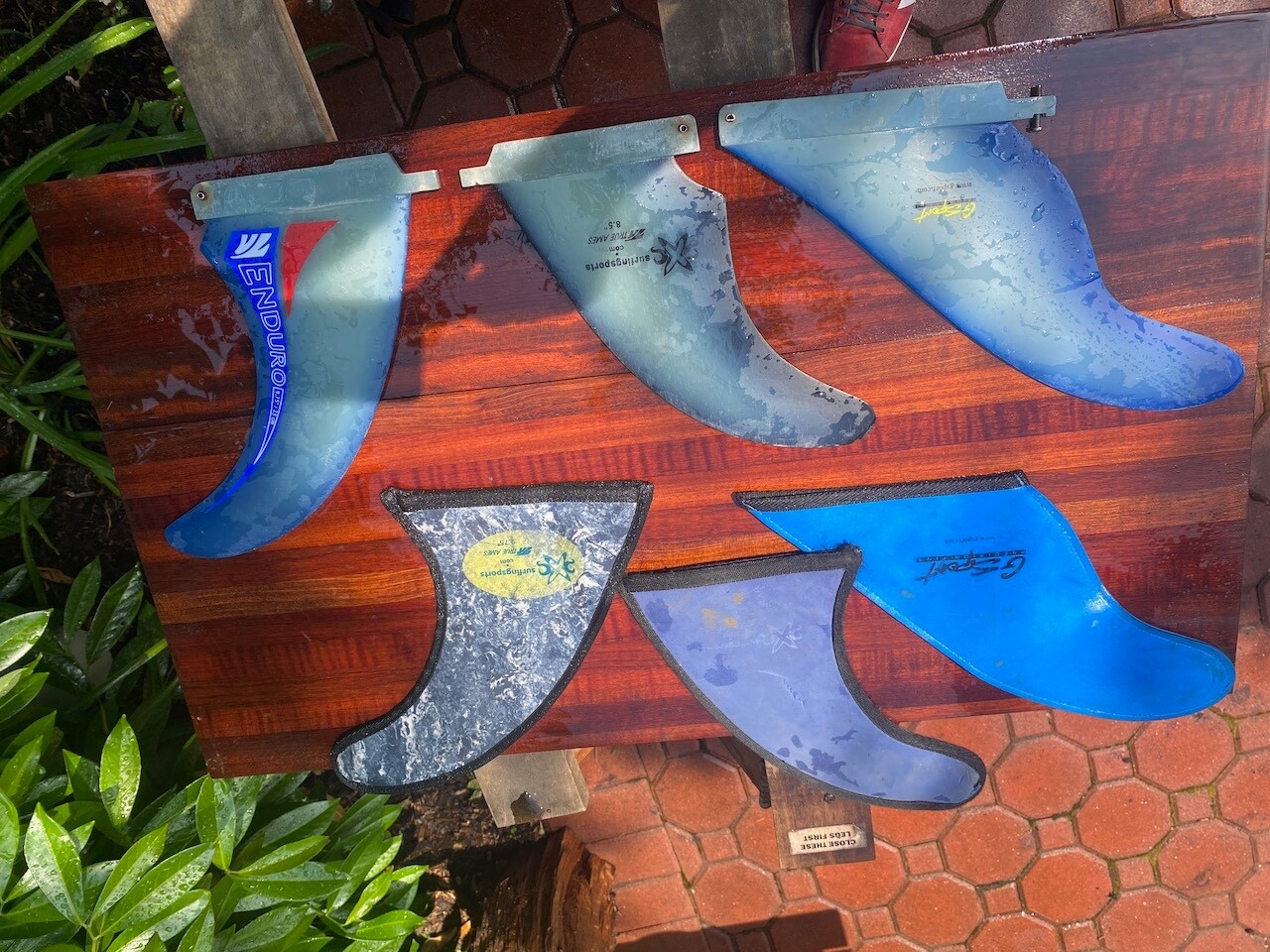 Three Windsurfing Fins Wave and Weed wave 20-28cm | eBay