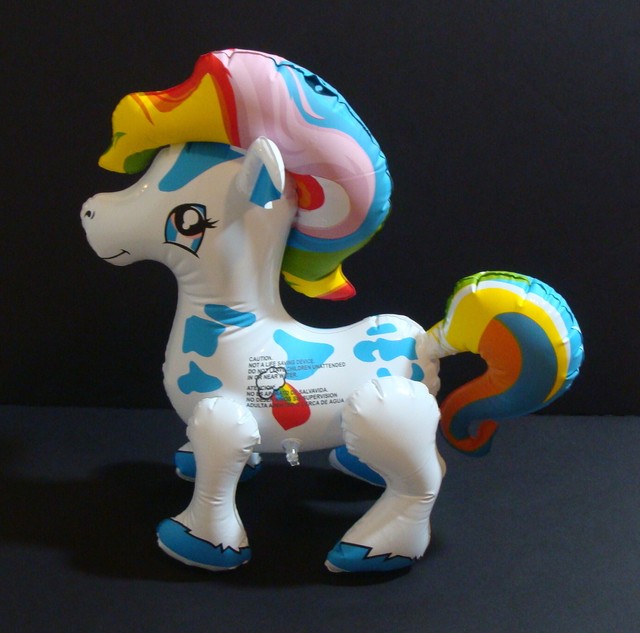 New Inflatable Plastic Pony Toy | eBay