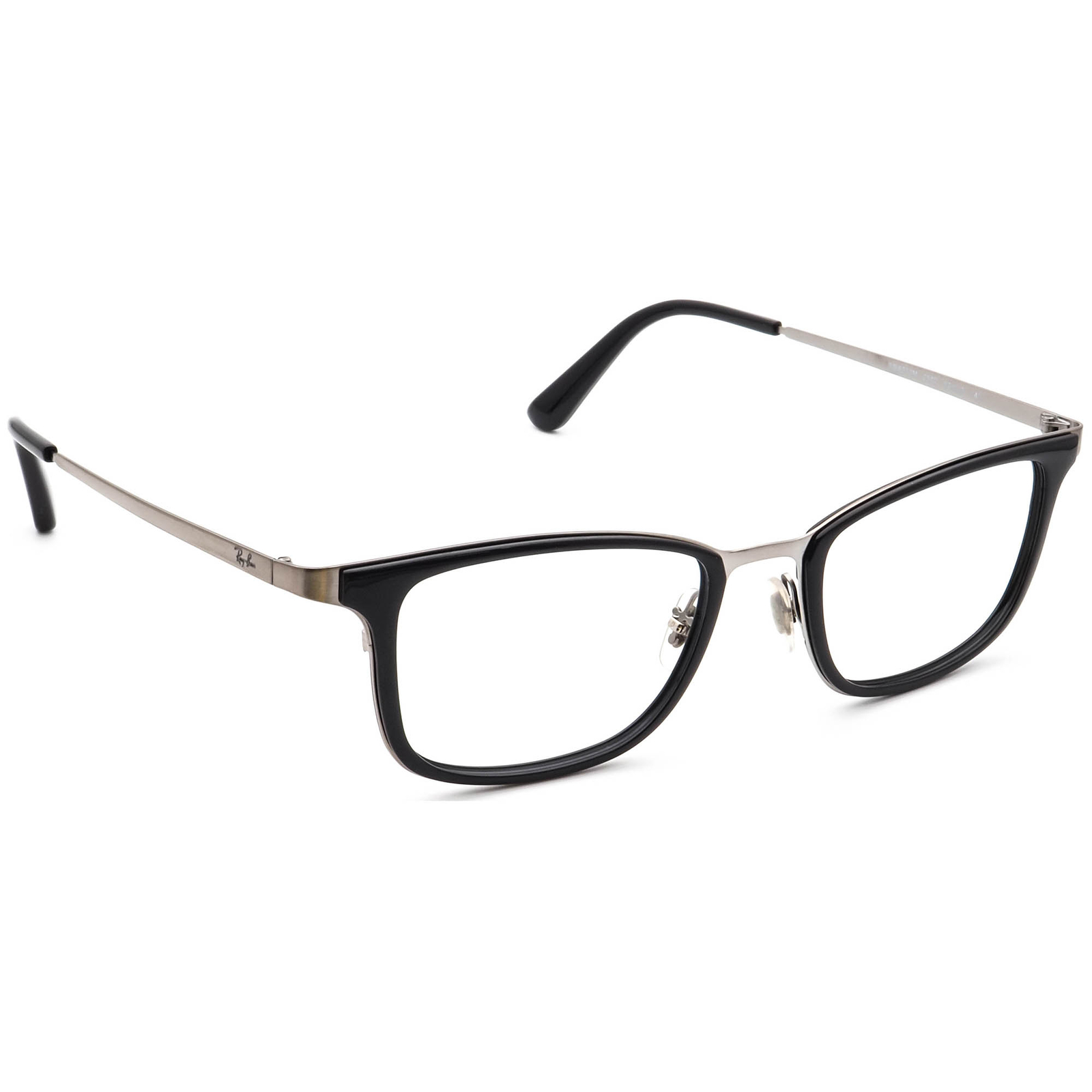 Ray-Ban Eyeglasses RB 6373M 2502 Glossy Black & Gunmetal Rectangular 52 ...