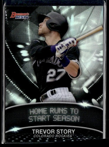 2016 Bowman's Best #SL-TS Trevor Story Stat Lines | eBay