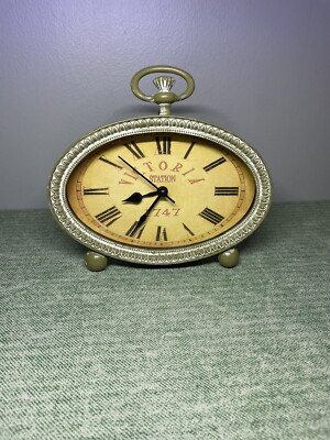Victoria Station 1747 Desk/table Clock Vintage Style Analog | eBay