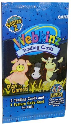Ganz Webkinz Trading Card Game Series 2 Booster Packs Cards Lot of 6 ...