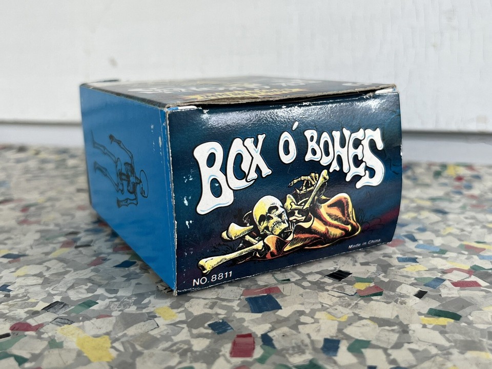 Vintage Box O Bones Skeleton Action Figure Model Glow in the dark NOS ...