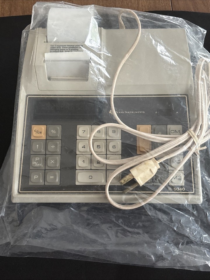 Vintage Texas Instruments TI-5040 Electronic Printing Calculator in ...