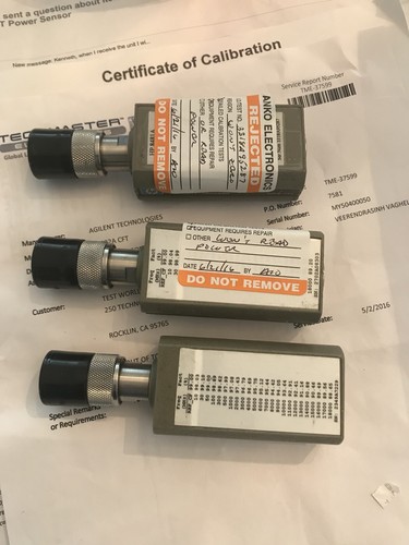 HP/AGILENT/ Keysight 8481A Power Sensor 50Ω, 3uW, 100mW -Needs Repair ...