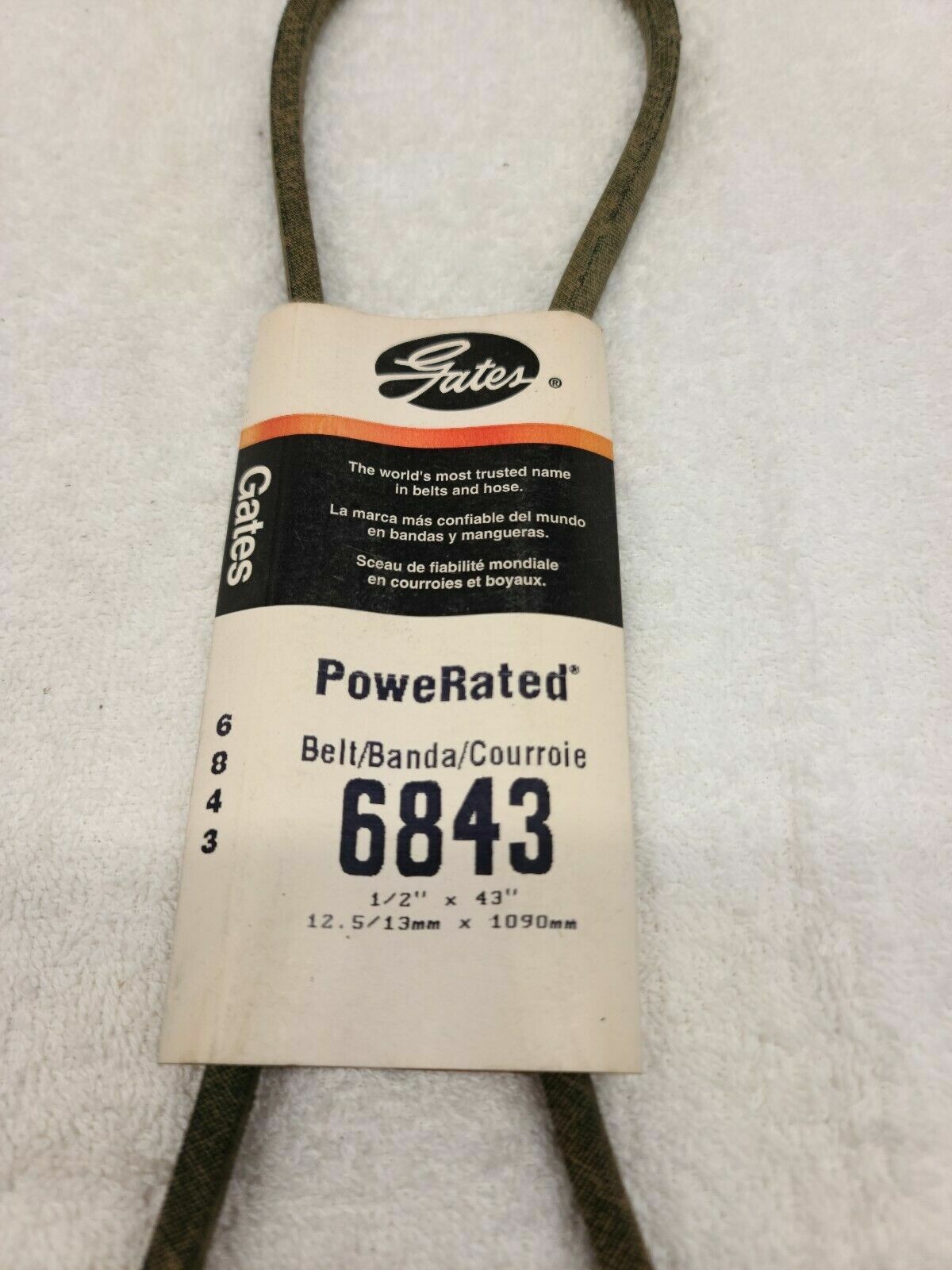Brand New!! Gates PoweRated V-Belt 6844 4L440K 1/2" x 44" | eBay