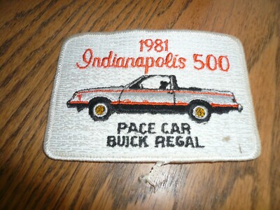 1981 Indianapolis 500 Buick Regal Pace Car Patch - Vintage - (1) | eBay