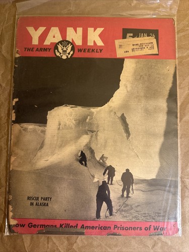 YANK The Army Weekly Magazine, January 26, 1945 Issue (Missing Back ...
