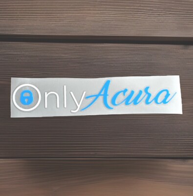 ACURA OF THEME Acura Integra DC TSX RSX TLX MDX Type R JDM Sticker ...