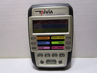 Trivia Challenge Handheld Electronic Trivia Quiz - TESTED WORKS | eBay