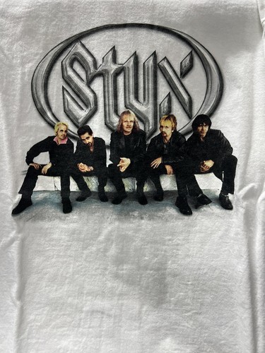 Vintage Styx 2000 World Tour Concert T Shirt Single Stitch Exc ...
