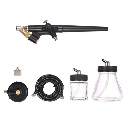 New Airbrush Mini Compressor Air Brush Painting Spray Gun Hose Art Kit ...