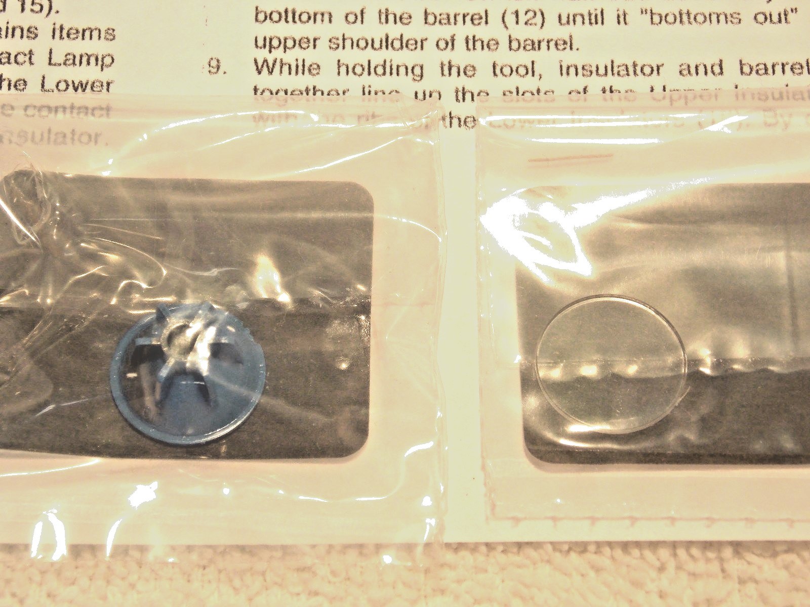 25 Sets AA Mini Maglite Reflector And Lens with O-ring #108-038/108-046 ...