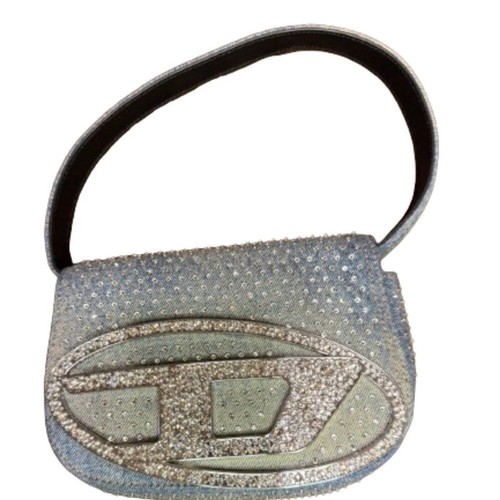 Diesel 1DR crystal-embellished Bag - Blue Denim | eBay