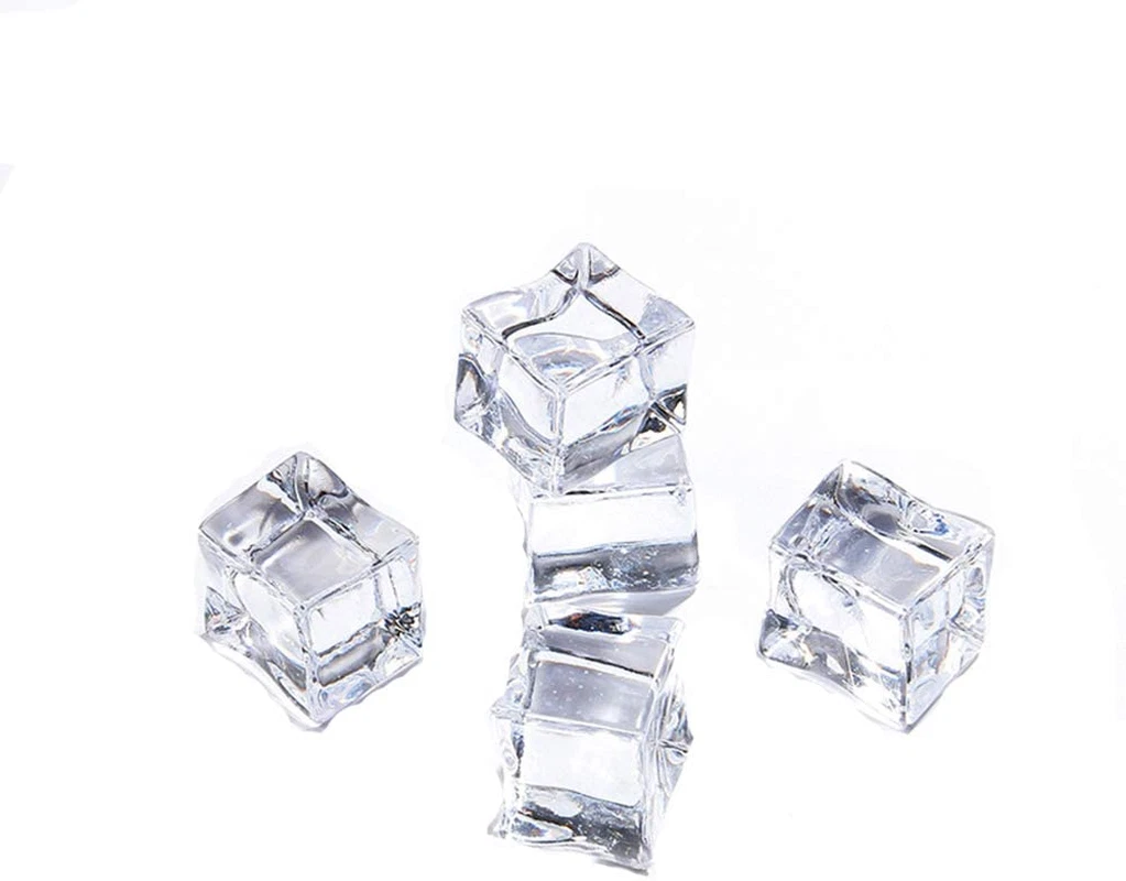 Acrylic Ice Cubes Square Shape