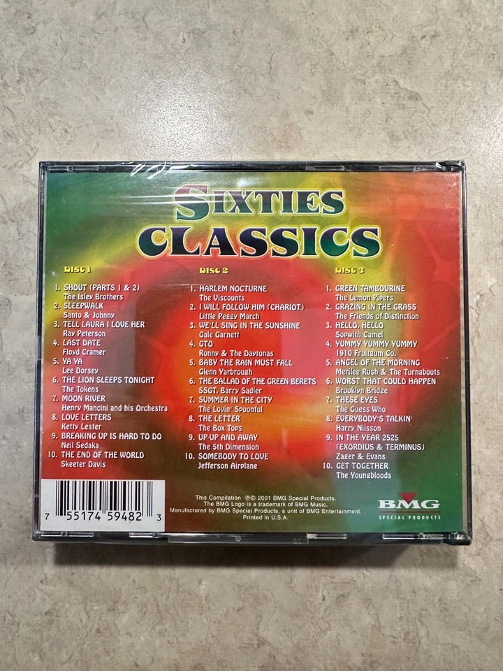 Sixties Classics--3 CD Box Set--New, Sealed 2001 755174594823| eBay