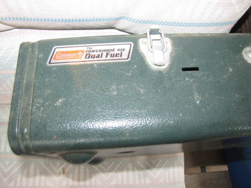 Coleman 428 Stove rare 3 Burner Powerhouse Dual Fuel Camp stove 7/98 | eBay