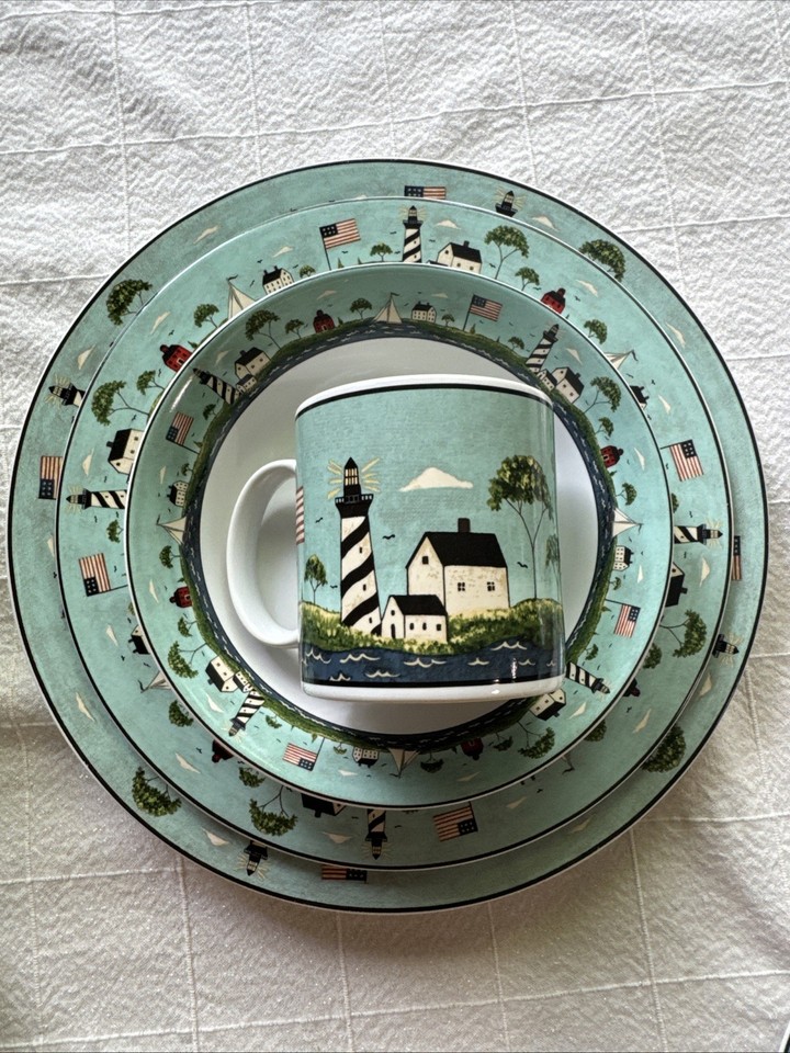 Warren Kimble 'Costal Breeze' 1998 by Sakura Ceramic and Melamine ...