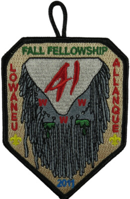 Lowaneu Allanque Lodge 41 Three Fires IL 2011 Fall Fellowship BLK Bdr ...