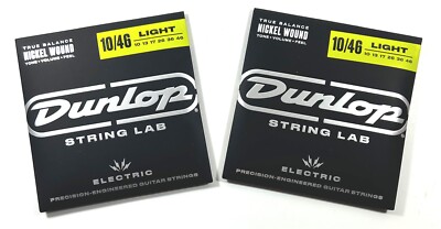 Dunlop Guitar Strings 2 Sets Electric Nickel Wound Light 10-46 Dunlop ...