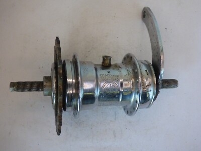 FICHTEL & SACHS WW II TORPEDO SINGLE SPEED COASTER BRAKE REAR HUB 36 H ...