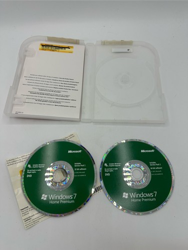 Microsoft Windows 7 Home Premium 32-Bit & 64-Bit Software With 2 ...