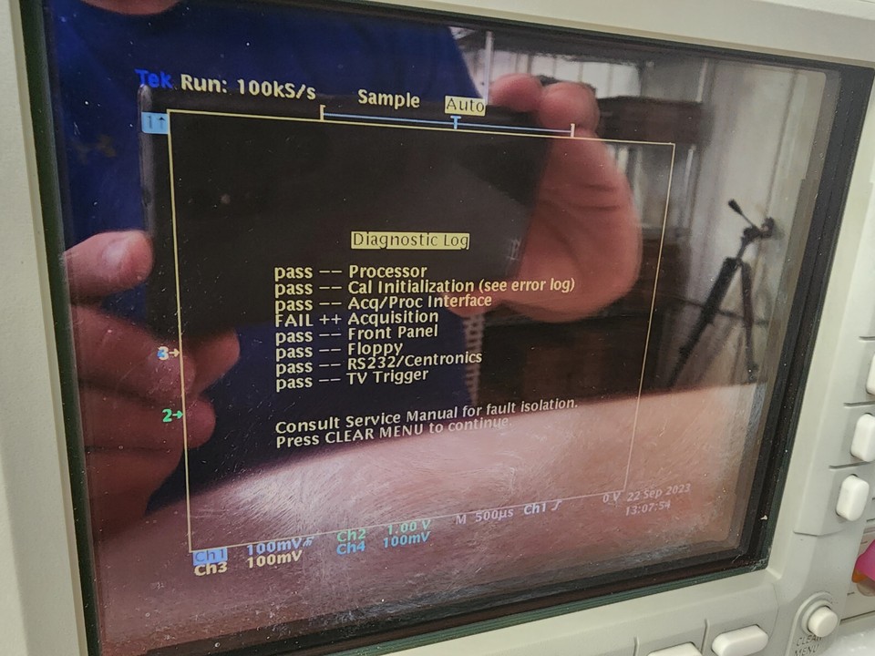 Tektronix TDS784D 4-Channel 1GHz Oscilloscope READ! | eBay