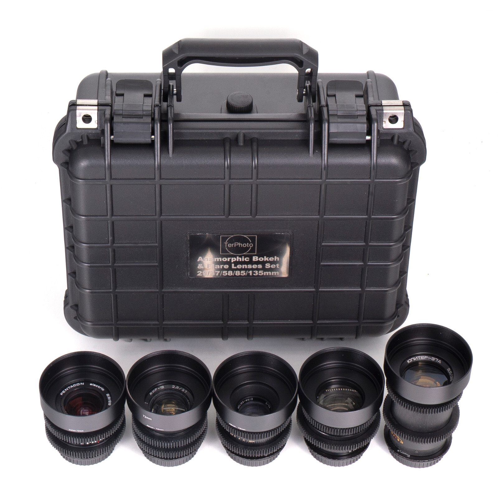 29/37/58/85/135mm Cine Mod Lenses Set w/ Anamorphic Bokeh & Flares For ...