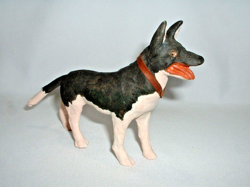 German Composition Christmas Putz Dog - Germany | eBay