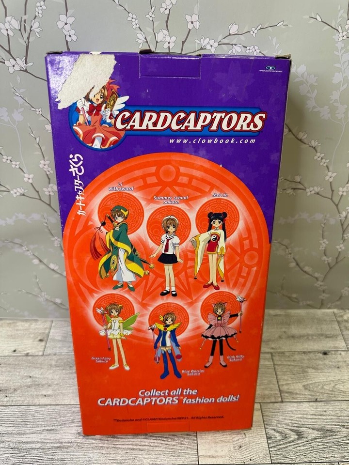 WB CardCaptors Fashion Doll - Pink Kitty Sakura - Doll Sealed NIB, Box ...