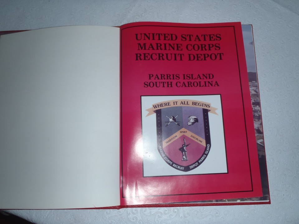 1991 US Marine Corps Boot Camp Book Recruit Depot Parris Island series ...