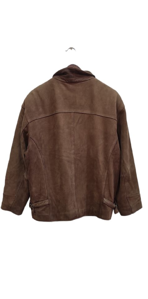 Vintage Original Trapper Leatherwear Men’s Brown Leather Jacket Size L ...