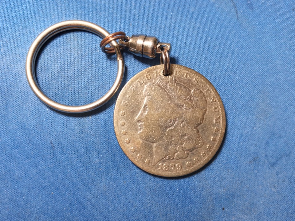 1879 SILVER USA MORGAN $1 DOLLAR COIN, KEY CHAIN | eBay